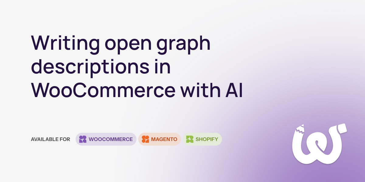 AI Open Graph Description Generator for WooCommerce